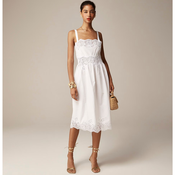 J Crew White Dresses